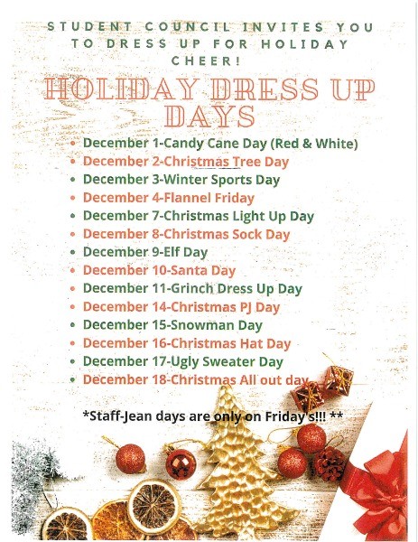 Newman Grove - Holiday Dress Up Days